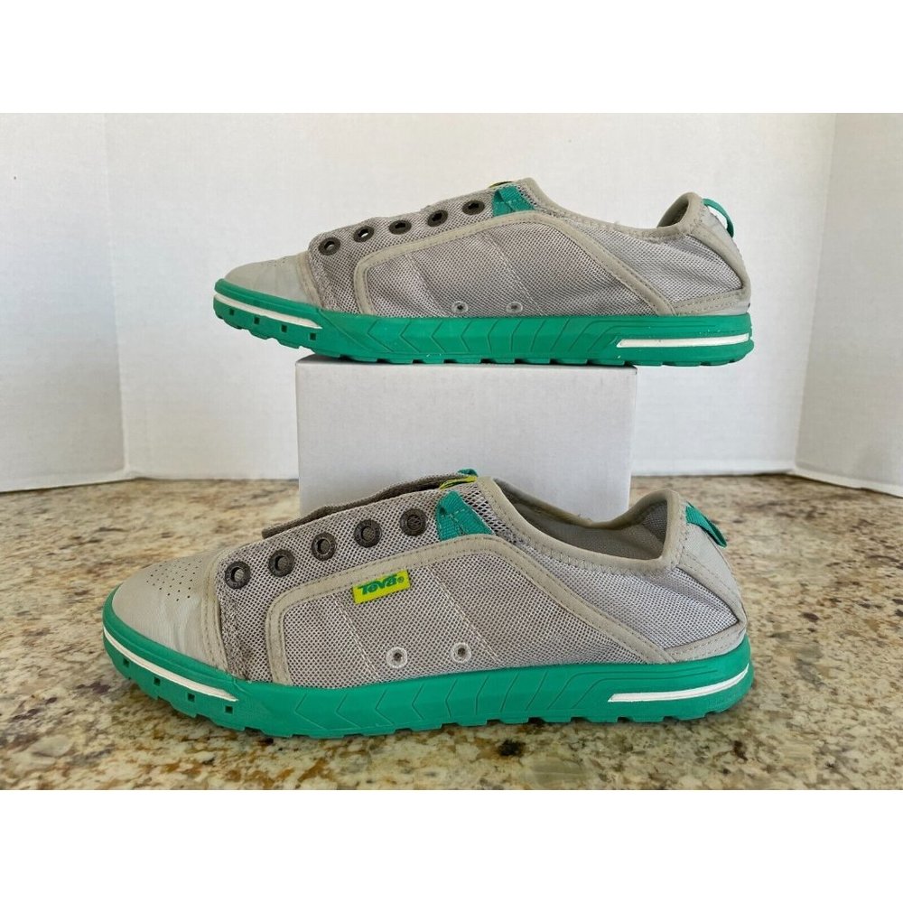 Teva Spider Rubber Water Shoes Gray Mesh, Women's 9.5 - Gem